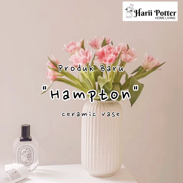 Flower Vase Nordic Ceramic Vase Nordic Decoration Estetik Pasu Bunga ...