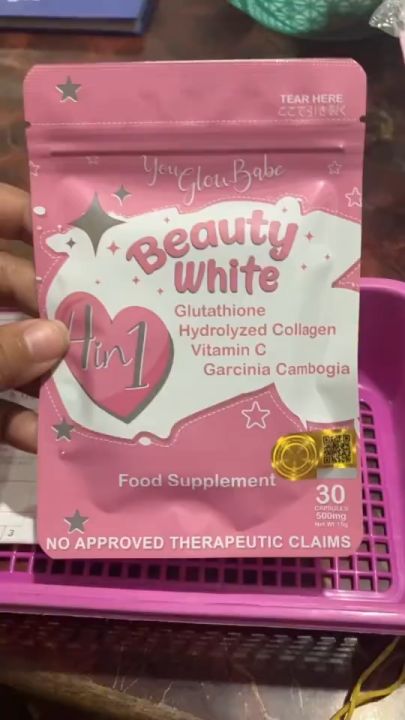 You Glow Babe Beauty White 4 in 1 Capsules Whitening, Slimming, Glutathione & Collagen ...