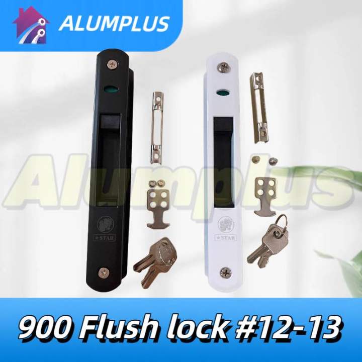 Series 900 flush lock #12-13 with key black/white | Lazada PH