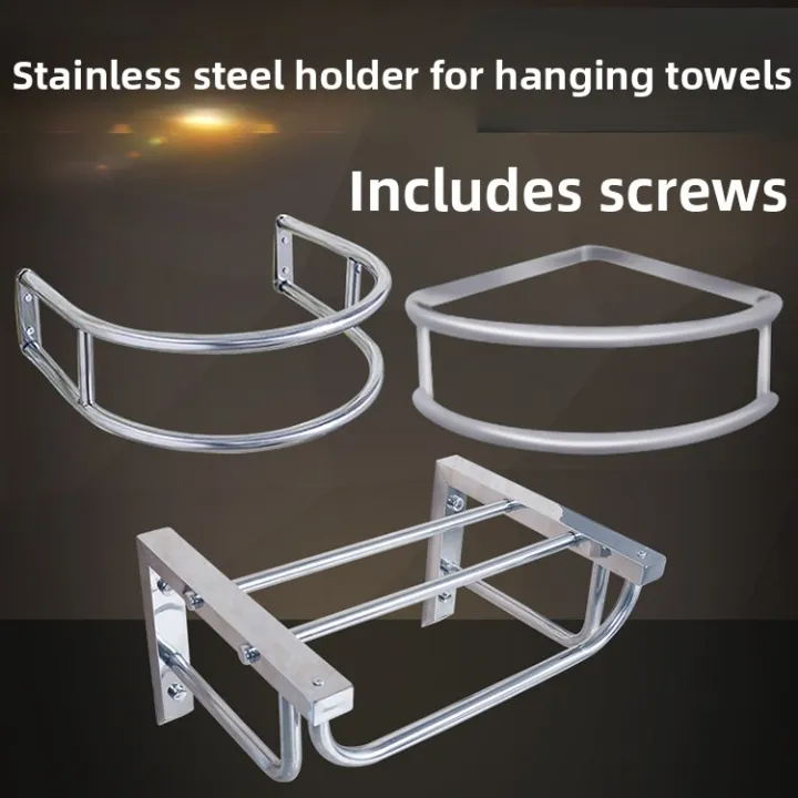 Wall-Mounted Stainless Steel Face Washing Basin Holder Bathroom Sink ...
