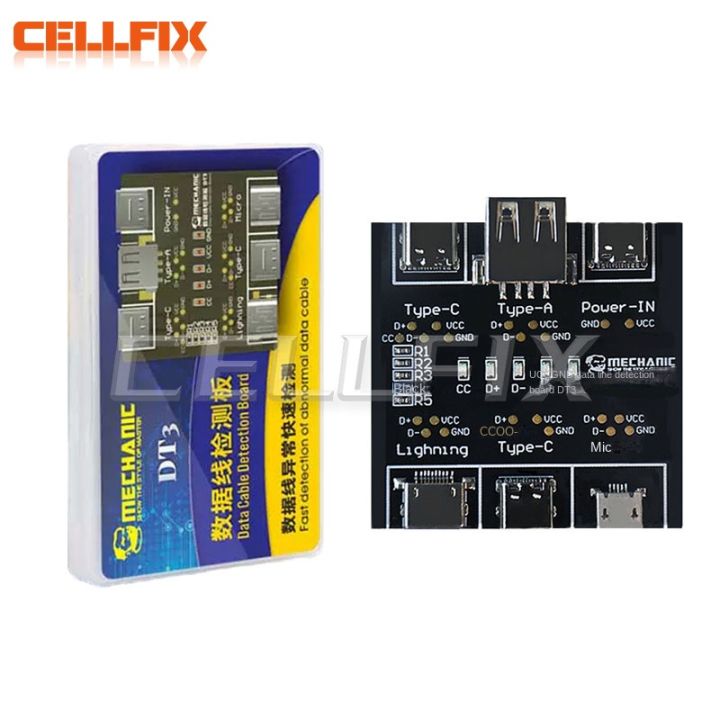 MECHANIC DT3 USB Cable Tester Data Cable Test PCB Board for IPhone ...