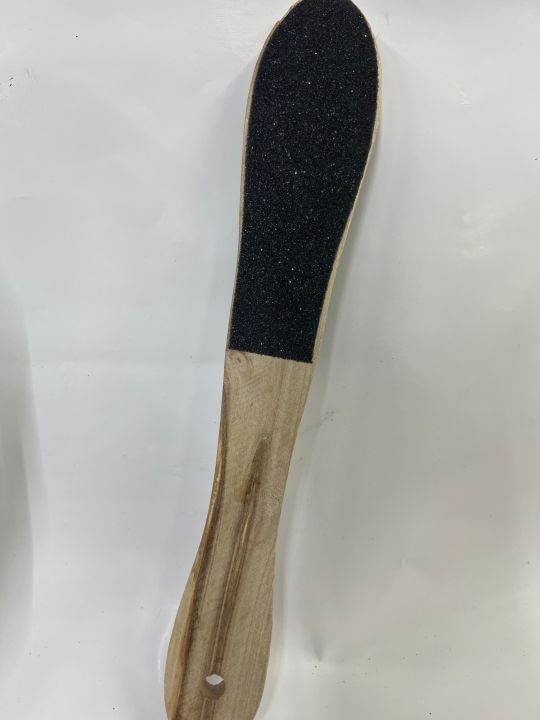 Foot file wooden medium size double side foot soak foot scrub spa use ...