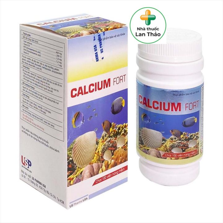 VIÊN UỐNG CALCIUM FORT LỌ 100 VIÊN GIÚP XƯƠNG CHẮC KHỎE | Lazada.vn
