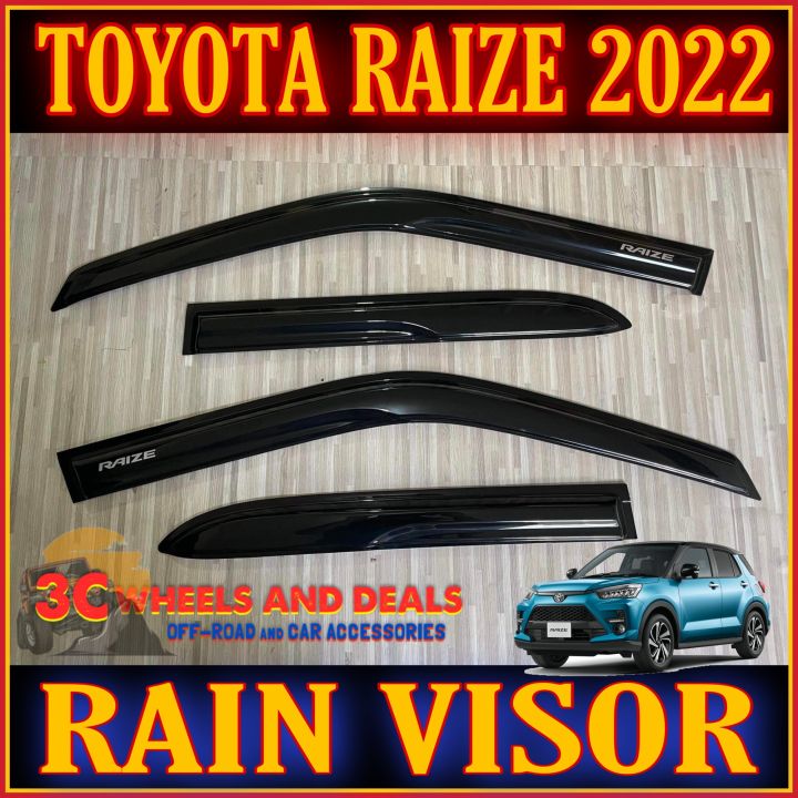 TOYOTA RAIZE 2022 RAIN VISOR | Lazada PH