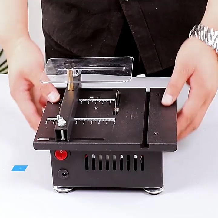 on hand！Table Saw Mini Desktop Electric Saw Cutter Speed Angle ...