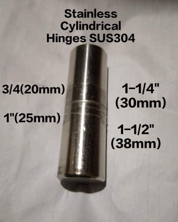 Stainless Cylindrical Hinges 304(1pc) | Lazada PH