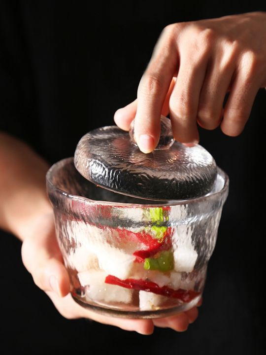 Japanese Style Thickened Glass Kimchi Fermentation Jar Home Use Heavy ...