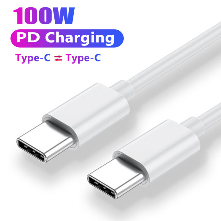 PD 100W 60W USB C to USB Type C Cable Fast Charge Data Cable For Huawei ...