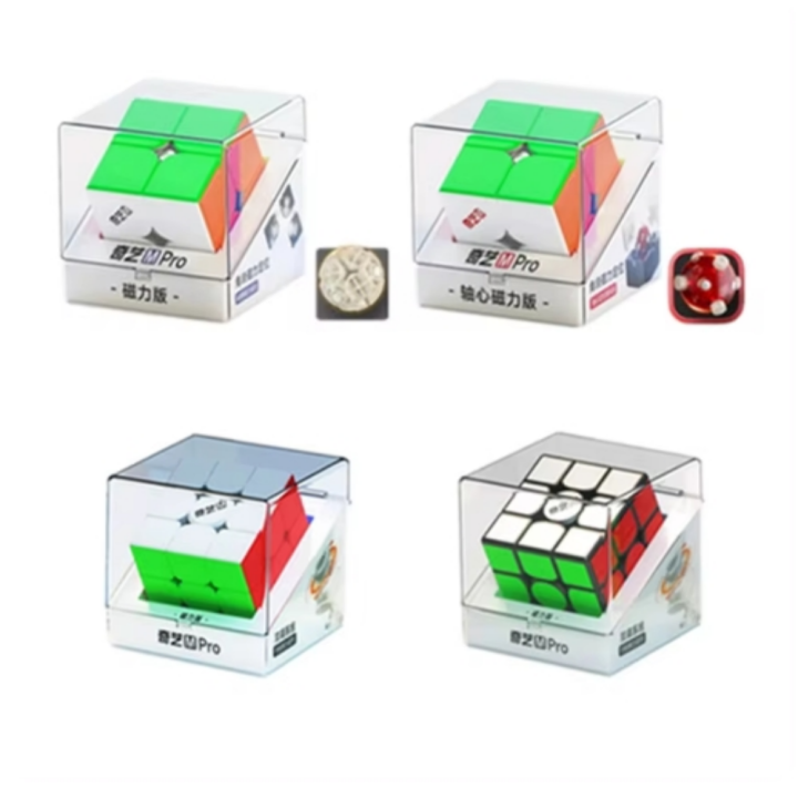 QiYi M Pro Series 2x2/3x3/4x4 Magnetic Magic Cube Professional Speed ...