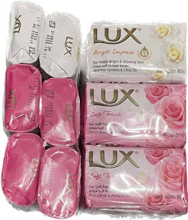 LUX 80g Imported soap x (6x80g) Assorted | Lazada PH