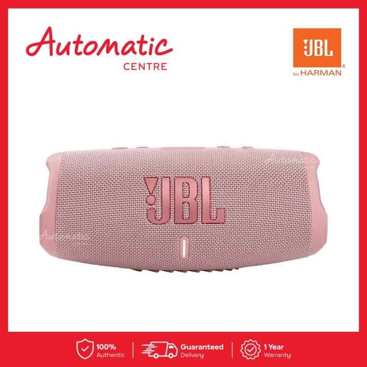 JBL Charge 5 Pink Waterproof Wireless Bluetooth Speaker | Lazada PH