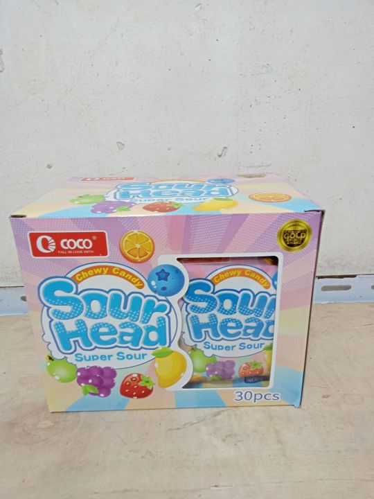 SOUR HEAD CANDY, 30 PIECES | Lazada PH