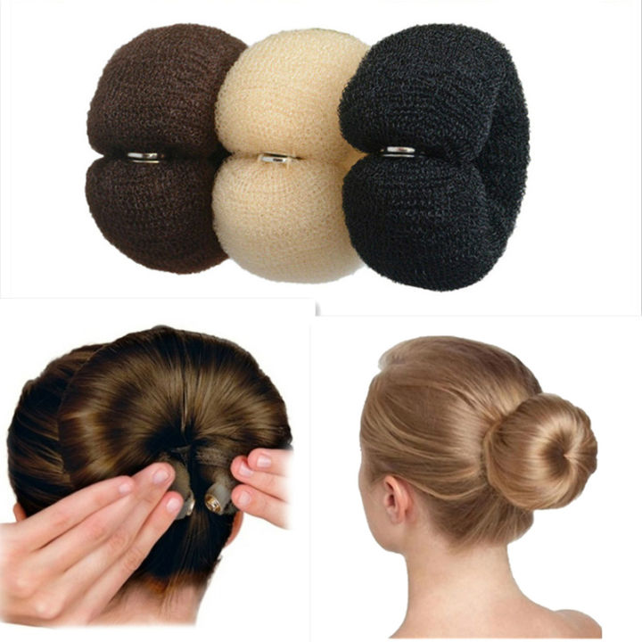 Dụng Cụ Búi Tóc Thời Trang Miếng Bọt Biển Xốp Ma Thuật Bánh Donut Dụng ...