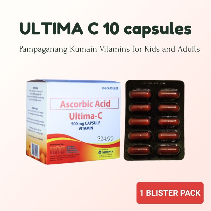 UNO Ultima C 10 capsules |Vitamins Pampataba for Kids and Adults ...
