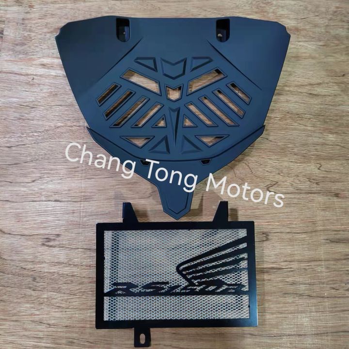 Honda RSX 150 Set Package (2 in 1)Engine Cover Black & Coolant Net ...