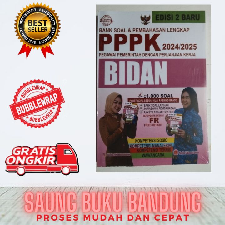 BUKU BANK SOAL & PEMBAHASAN LENGKAP PPPK BIDAN 2024 2025 | Lazada Indonesia