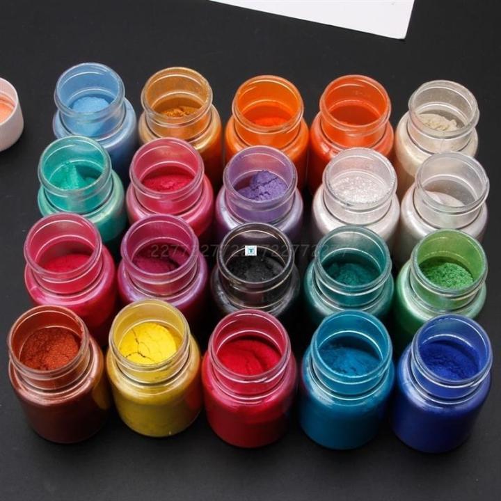Mica Powder Epoxy Resin Dye Pearl Pigment 12-38 Colors Shiny Sparkling ...
