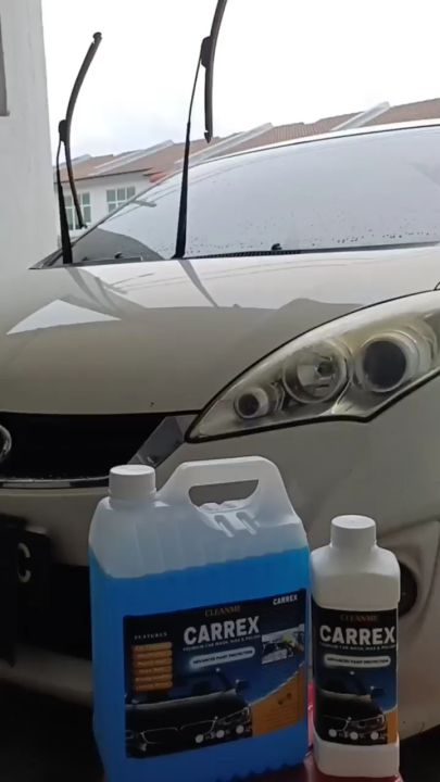 CARREX NANO CAR WASH 3 in 1 FORMULA BIO-ECO with 2L FOAM SPRAY 1000ML ...