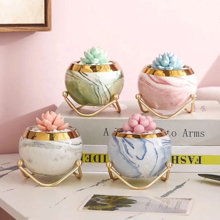 Makiso New Succulent Planter Nordic Home Decor Ceramic Display Modern ...