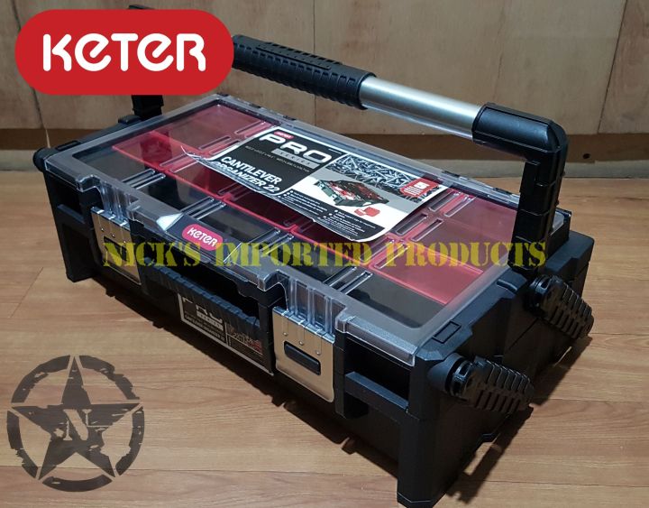 Keter PRO Cantilever Toolbox Orginizer 22 | Lazada PH