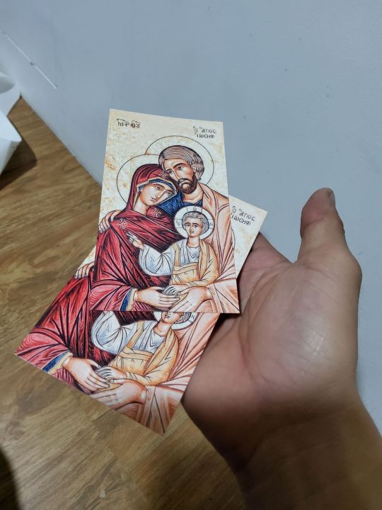 Holy Family Stampita with prayers | Lazada PH