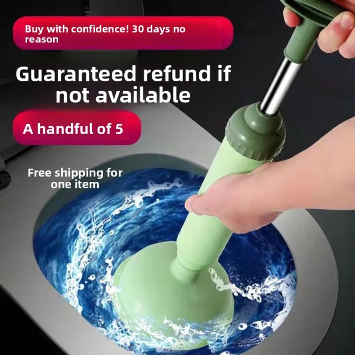 Powerful Toilet Plunger Toilet Bowl Drain Cleaner Strong Suction Toilet ...