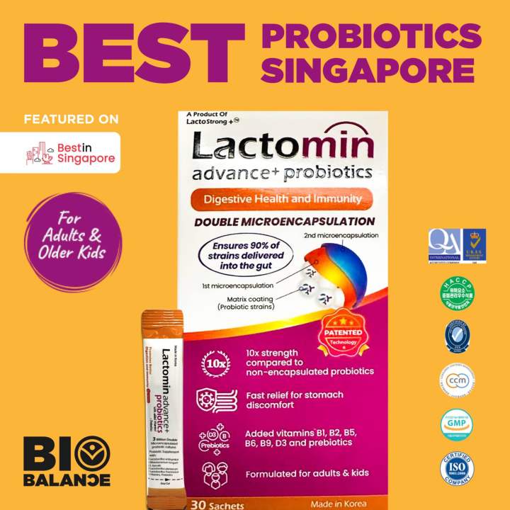 (1 box) New Patent Strain Added!!! Lactomin advance+ probiotics ...
