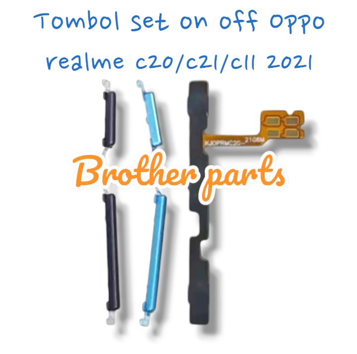 TOMBOL SET ON OFF VOLUME OPPO REALME C20/C21/C11 2021 | Lazada Indonesia