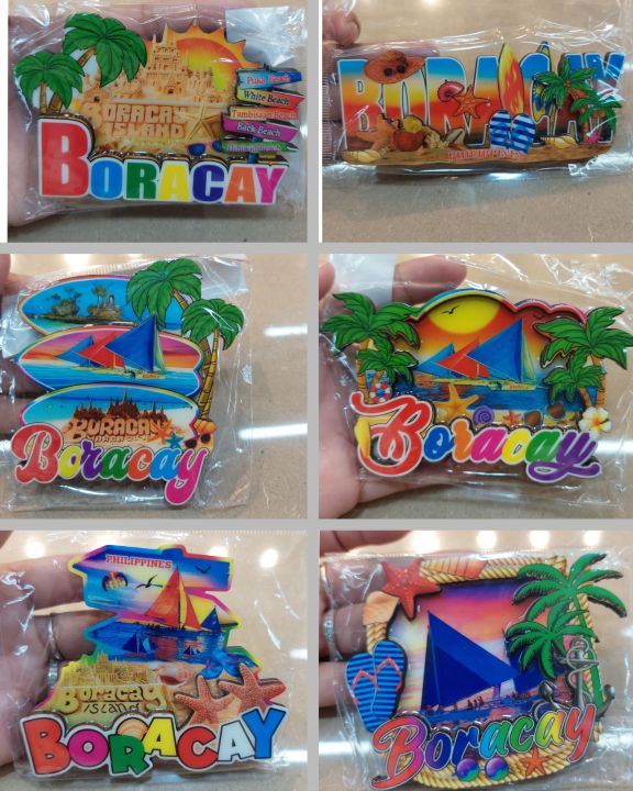 Boracay Wooden ref magnet display collection | Lazada PH