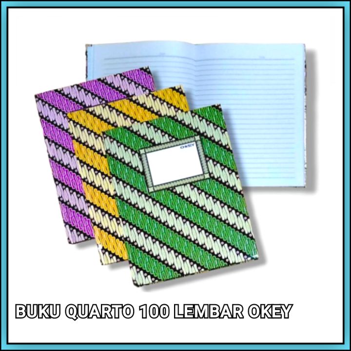 1 Pak Buku Tulis Kwarto Okey 100 Lembar Isi 5 Pcs Buku | Lazada Indonesia