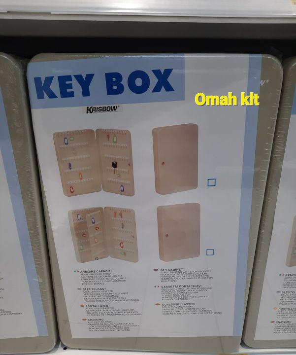 key box krisbow kotak penyimpan kunci kapasitas 200 kunci | Lazada ...