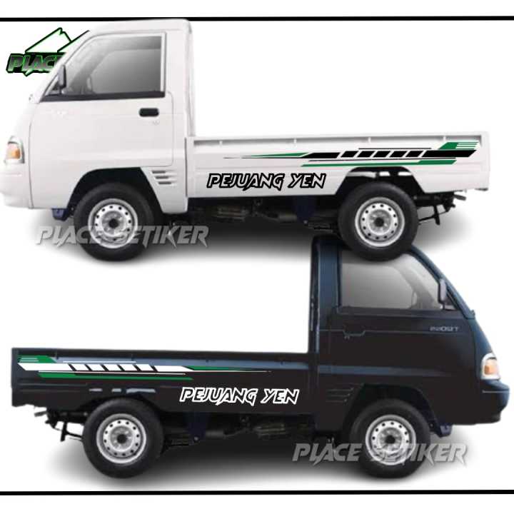 Stiker Mobil Cutting Stiker Striping Pikup Mobil Granmax Suzuki ...