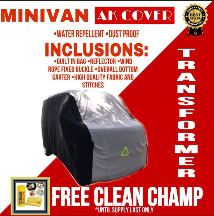 Cover MINI VAN TRANSFORMER, MULTICAB WATER REPELLENT COVER | Lazada PH