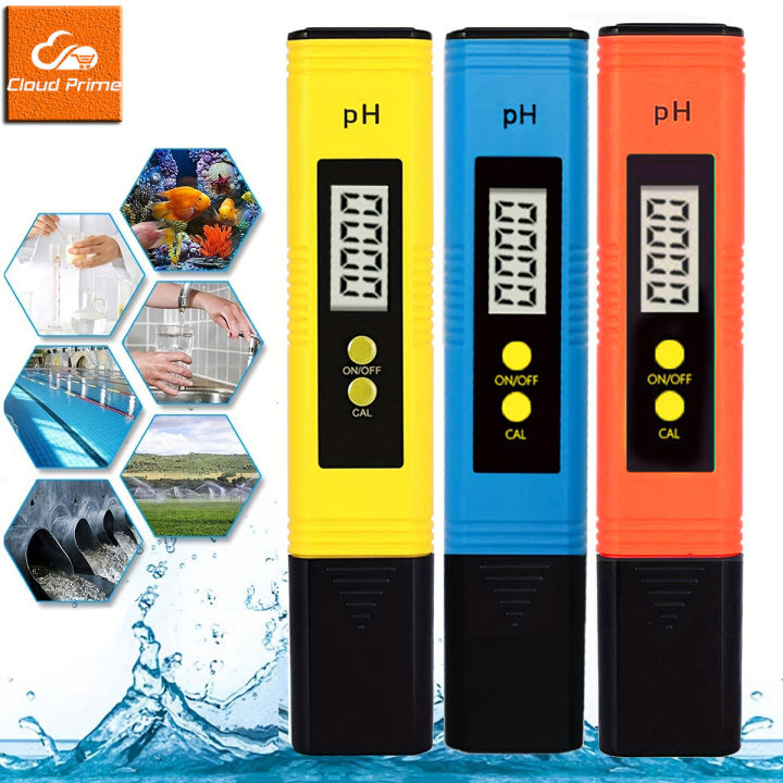 Water PH Tester Digital PH Meter Automatic Calibration 0.01 Titanium ...