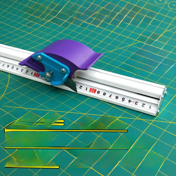Aluminum Alloy Anti-slip Cutting Ruler Advertising Protective Straight ...