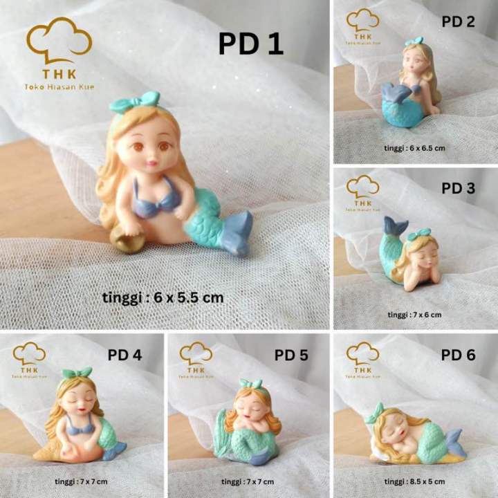 PD - Hiasan Kue Cake Topper Putri Duyung Mermaid | Lazada Indonesia