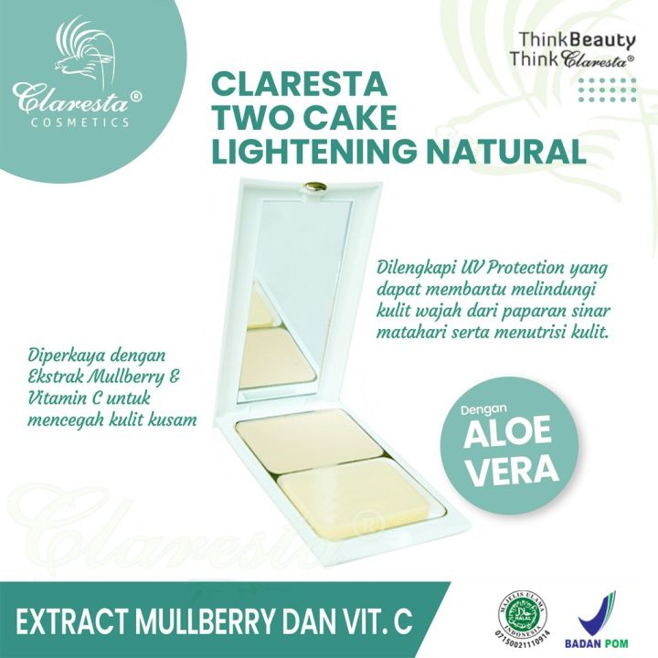 Claresta Two Way Cake Lightening Natural | Lazada Indonesia