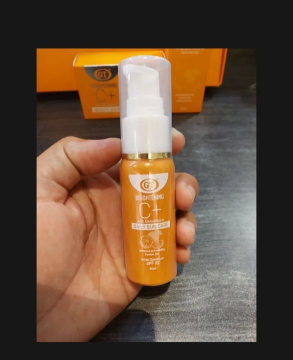 Gt brightening c+ daily sun care with spf 70 | Lazada PH