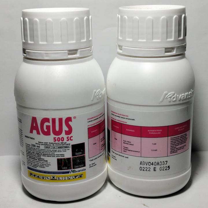Insectisida Agus 500sc , kmsan 250 ml, Insektisida yang juga bersifat ...