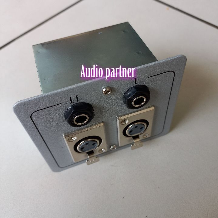 PANEL MIC 4 CHANNEL KOMBINASI CANON DAN JACK AKAI BOX MIC 6 LOBANG ...