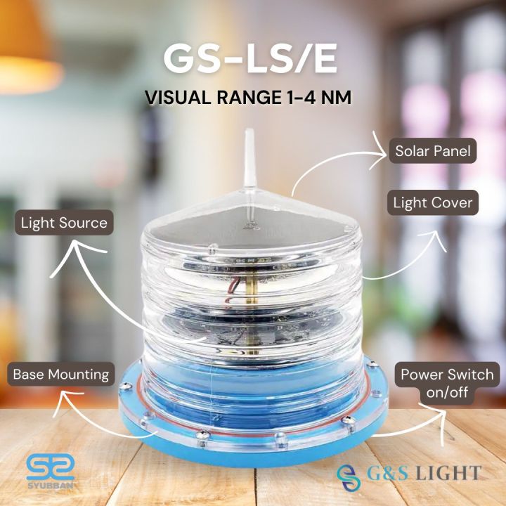 Lampu Navigasi / Rambu Suar / Visual Range 1-4 NM ( GS-LS-E ...
