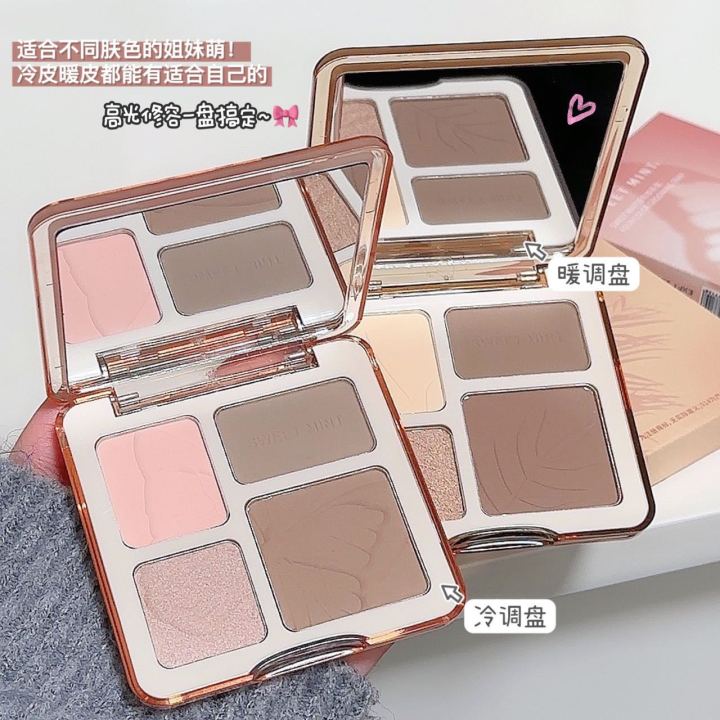 Kaslan Quad Color Contour Palette Matte Highlighting Shading Integrated ...
