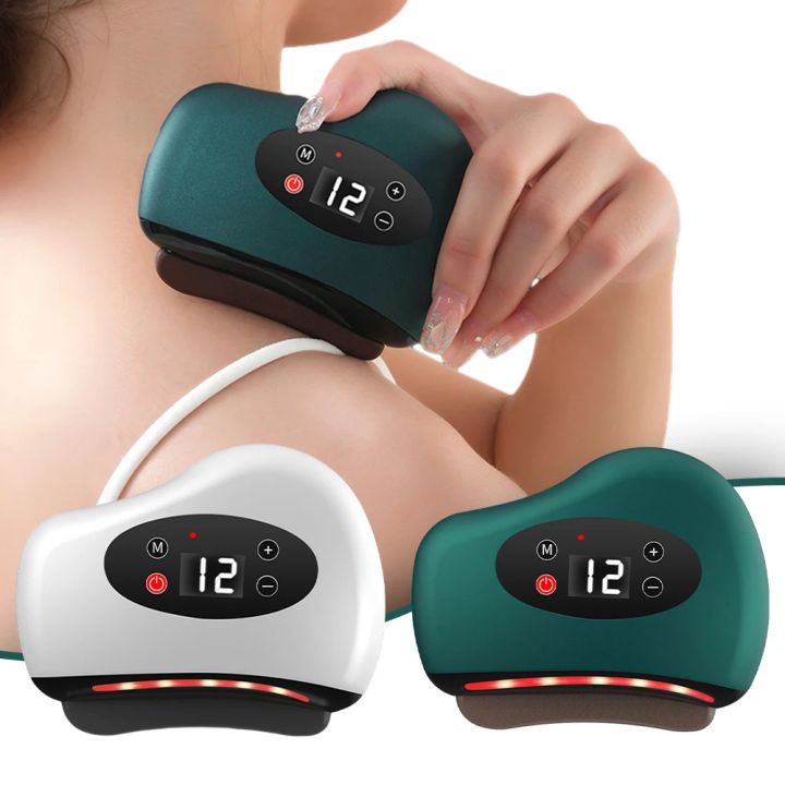 Hailicare Bảng Điện Gua Sha Mát Xa Tần Số Siêu Nhỏ Nén Nóng NẠO VÉT Kinh Tuyến Dẫn Lưu Hệ Bạch ...
