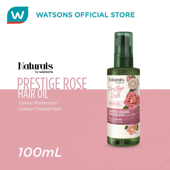 WATSONS Naturals Prestige Rose Hair Oil 100Ml | Lazada