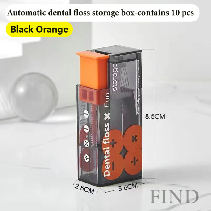 FIND Portable Dental Floss Box Automatically Pops Out Dental Floss ...