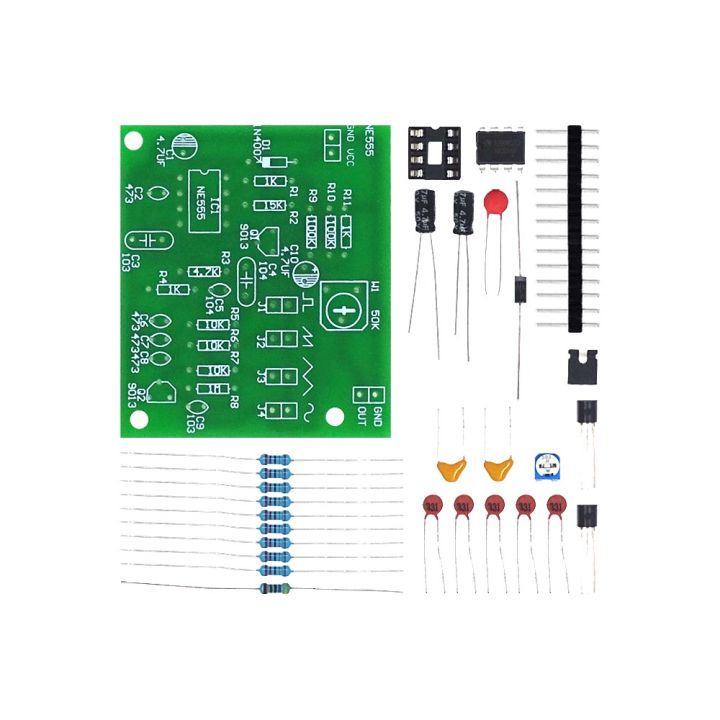 DC6-12V NE555 Pulse Generator Module Sine/Triangle/Square Wave ...
