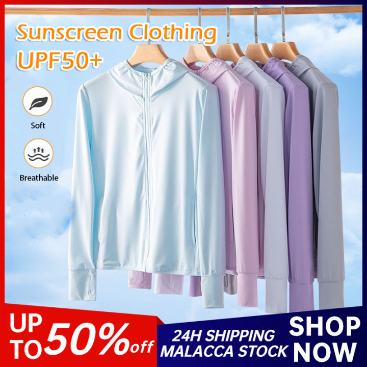 Summer Sun Protection Clothing Jackets Polyester UV Resistant ...