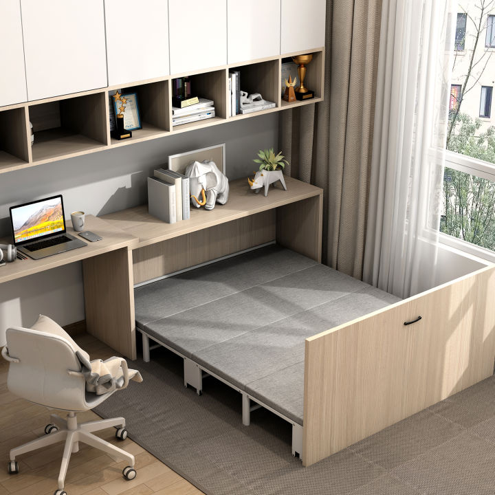 Invisible Folding Bed Single Home Desk Folding Bed 1 M 5 M Small ...