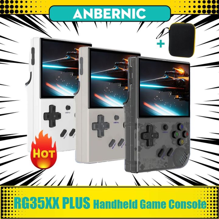 ANBERNIC RG35XX PLUS Retro Game Video Player Mini Handheld Game Console ...