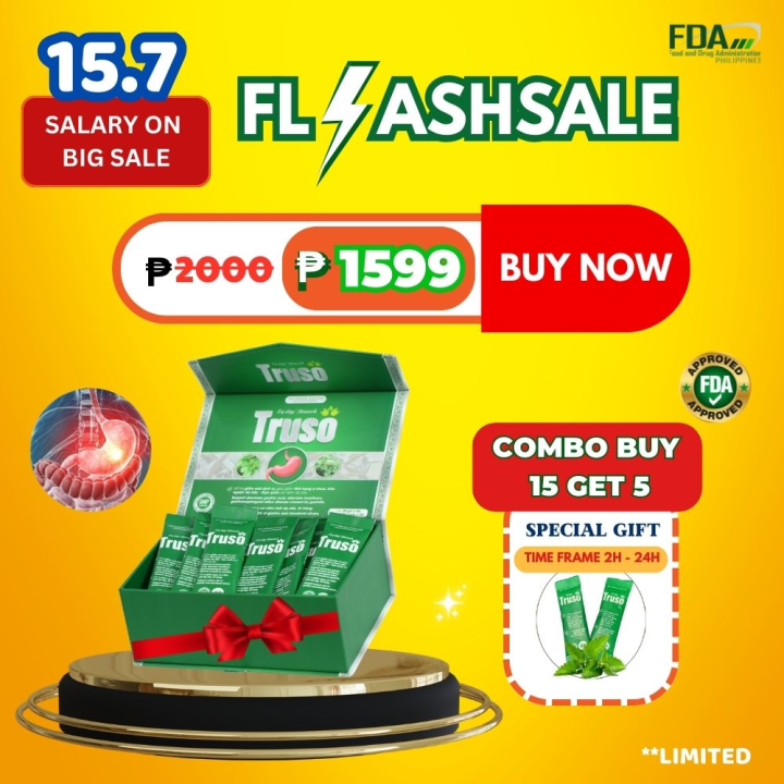 ( BUY 10 GET 5) Truso Stomach Support Foods. Stop reflux, heartburn ...